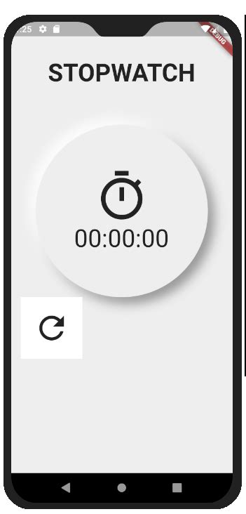 Flutter Stopwatch App