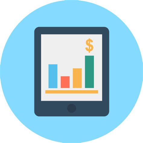 Analytics Tablet Vector Svg Icon Svg Repo