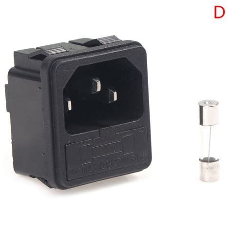 Evan Black Ac Male Plug Female Plug Rewirable Power Connector Pin Socket Lazada Ph