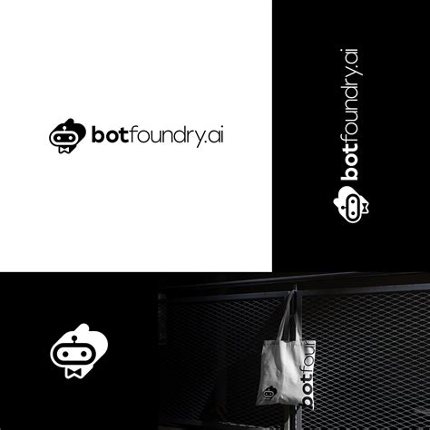 Chatbot Logo Design Minimalistic Ai Bot Logo Design Behance