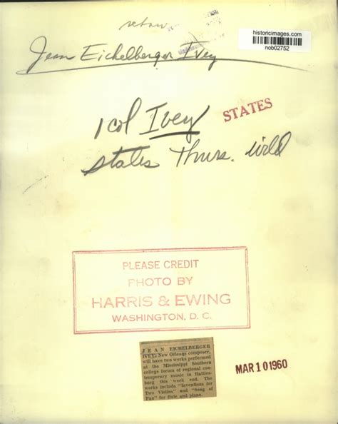 1960 Press Photo Jean Eichelberger Ivey New Orleans Composer Nob02