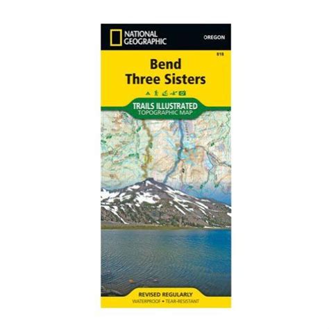 Bend Three Sisters Map National Geographic Trails Illustrated Map 818