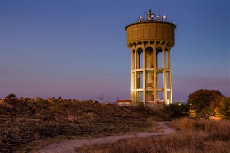 Water Tower Sunset Architecture Free Photo On Pixabay