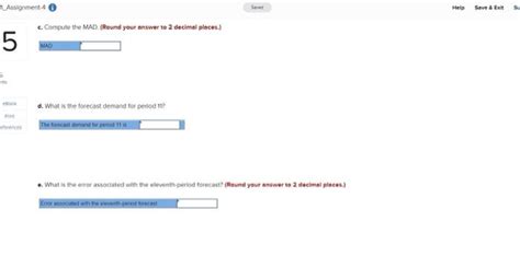Solved Using Simple Moving Averages And The Following Time