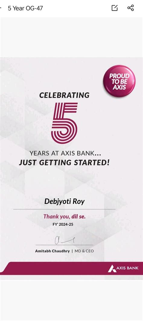 Debjyoti Roy On Linkedin Axisbankltd