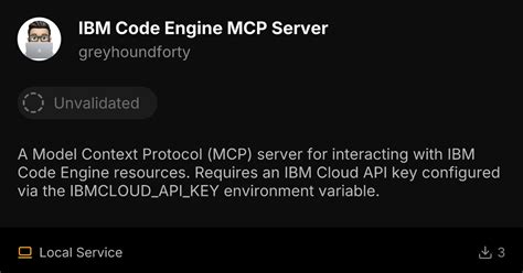 Ibm Code Engine Mcp Server Mcp Ser · Lobehub
