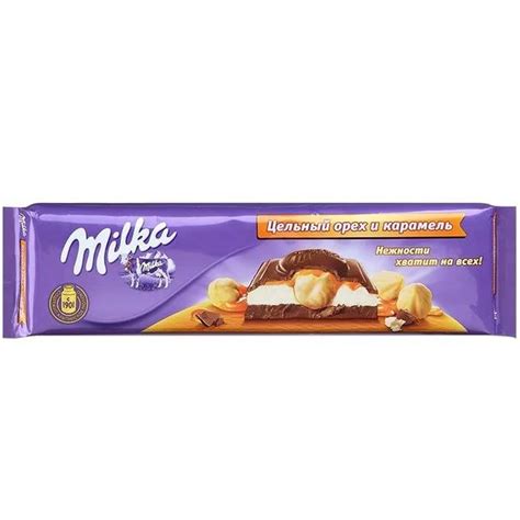 Шоколад Milka Цельный Орех и Карамель 300гр фл/п (Аустрия/Австрия ...