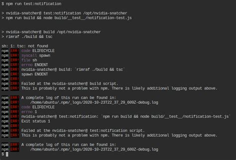 Docker Container Missing Dependencies Required For Notifications