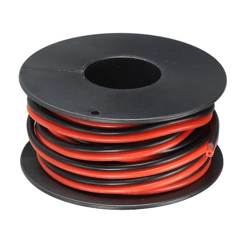 Uxcell 2 Conductor Parallel Silicone Wire 18awg 18 Gauge Red Black