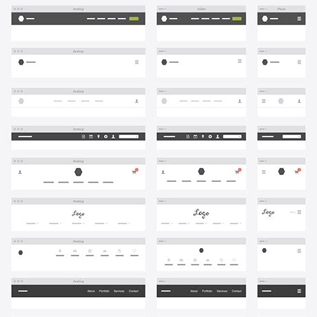 Responsive Website Wireframe Kit Responsive Website Wireframe Wireframe Website Footer Design