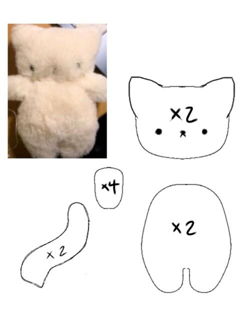 Plantillas Para Hacer Peluches
