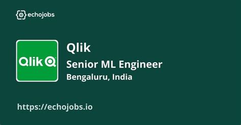 Qlik Is Hiring Senior Ml Engineer Bengaluru India Azure Gcp Sql Machine Learning Go Pytorch
