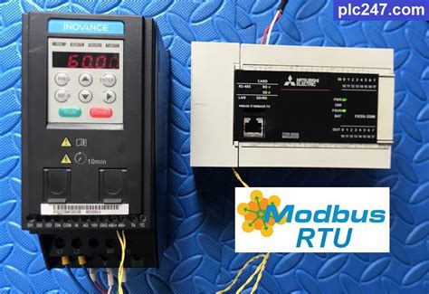 Mitsubishi Fx5u Modbus Rtu Inovance Md200 Tutorial