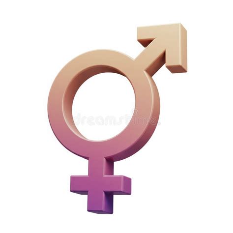 3d Male Female Gender Symbols Stock Illustrations 738 3d Male Female
