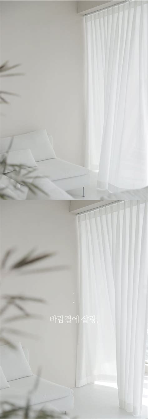레이스·속커튼 25배 주름 이음선 없이 촘촘한 비침없는 차르르 쉬폰 커튼 나비주름 맞춤제작 오늘의집 쇼핑