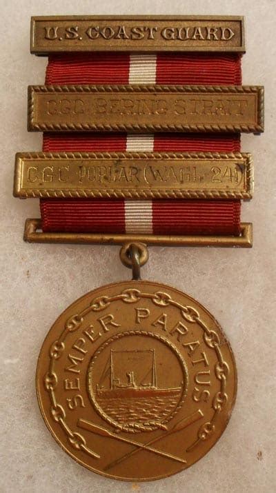 25185 Ww Ii United States Coast Guard Good Conduct Medal