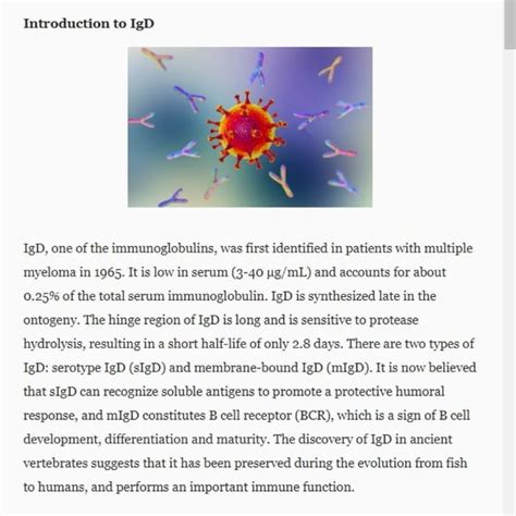 Immunoglobulin Igd
