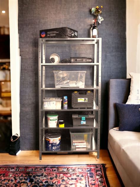 Стеллаж Металлические стеллажи 100х50х200 см Tstline купить по выгодной цене в интернет