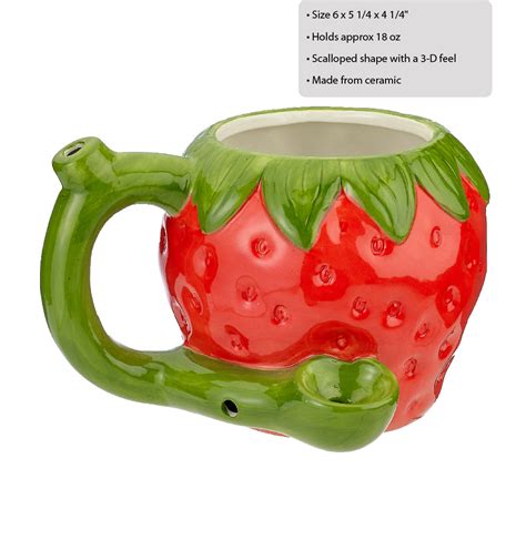 Strawberry Mug City Smoke Shop