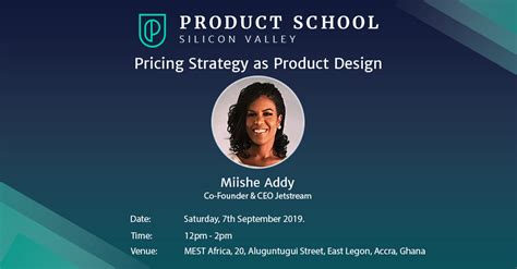A Recap Of Pricing Strategy As Product Design With Miishe Addy