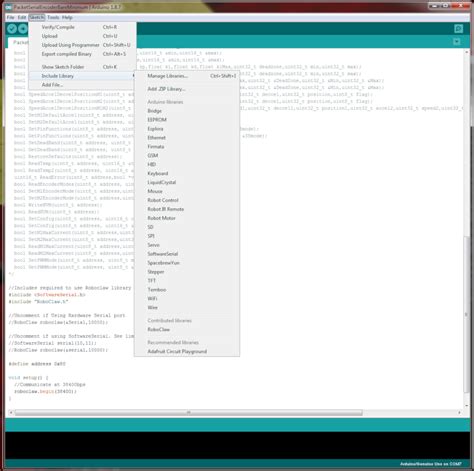 Roboclaw Packet Serial With The Pololu A Star 32u4 Basicmicro