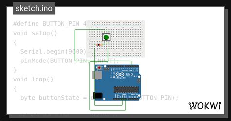 Quinsanospush Buttondown Resistor Wokwi Arduino And Esp32 Simulator