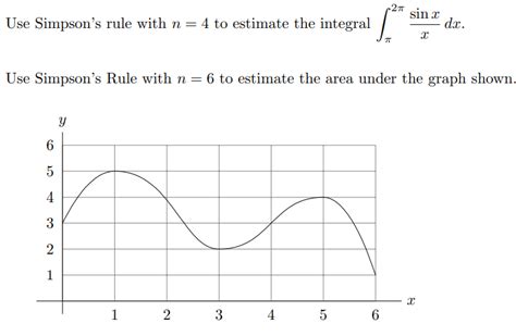 Solved Use Simpsons Rule With N 4 To Estimate The