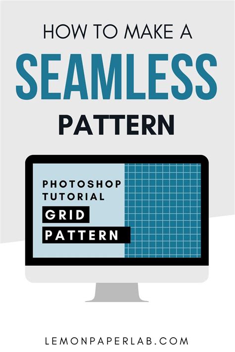 Creating A Stylish Grid Pattern In Photoshop Lemon Paper Lab