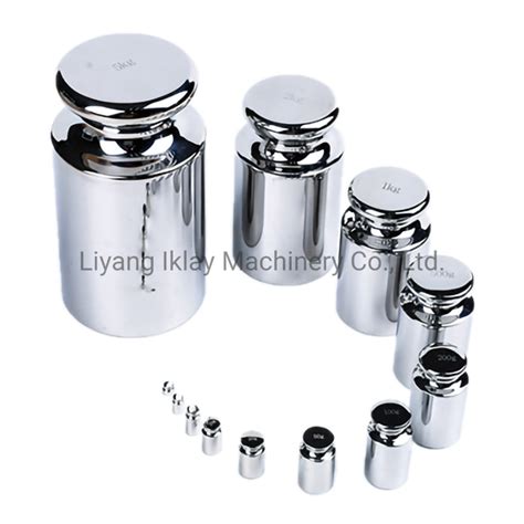Astm Oiml 5kg Individual Calibration Weights For F2 500g Scale Weights