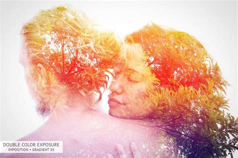 Color Double Exposure PS Actions MasterBundles