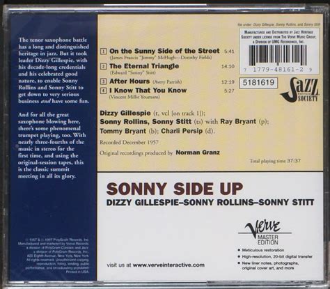 Dizzy Gillespie Sonny Side Up