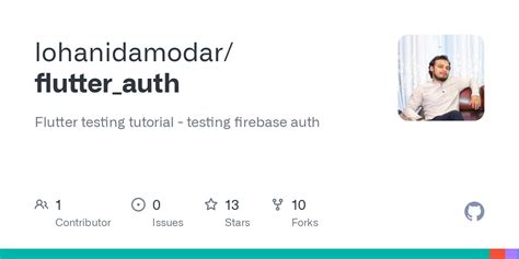 GitHub Lohanidamodar Flutter Auth Flutter Testing Tutorial Testing