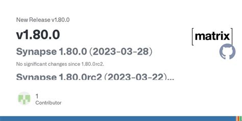 Synapse Matrix Server V1800 Is Out Rboilingsteam