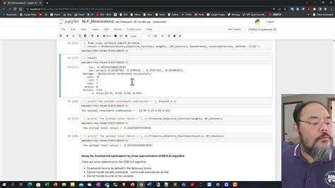 Solving Constrained Optimization Problems With Scipyoptimize Youtube