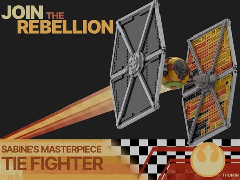 Lego Moc 71189 Sabines Masterpiece Tie Starfighter By Thomin