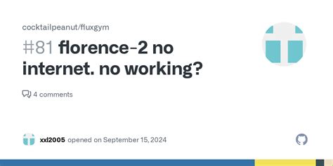 Florence 2 No Internet No Working · Issue 81 · Cocktailpeanut