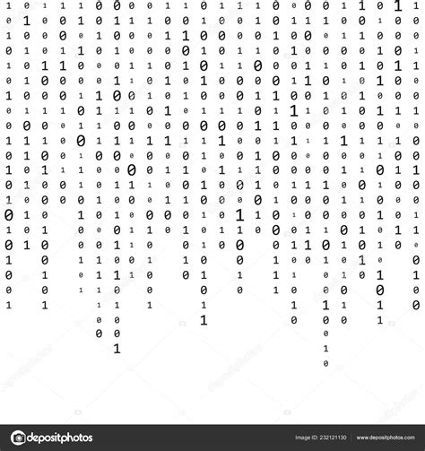 Binary Code Black And White