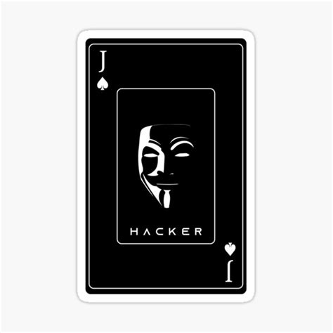 Hacker Card Sticker For Sale By Abhi Redbubble