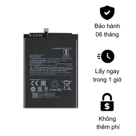 Thay pin Xiaomi Redmi Note 7 chính hãng Orizin