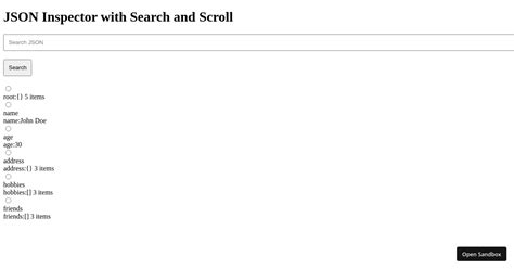 React Json Editor Forked Codesandbox