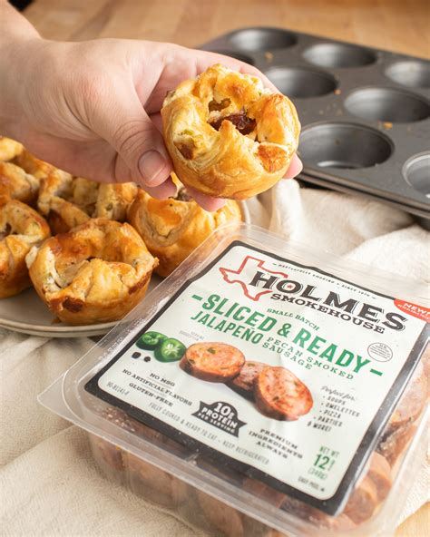 Jalapeno Sausage Pastry Bites Holmes Smokehouse