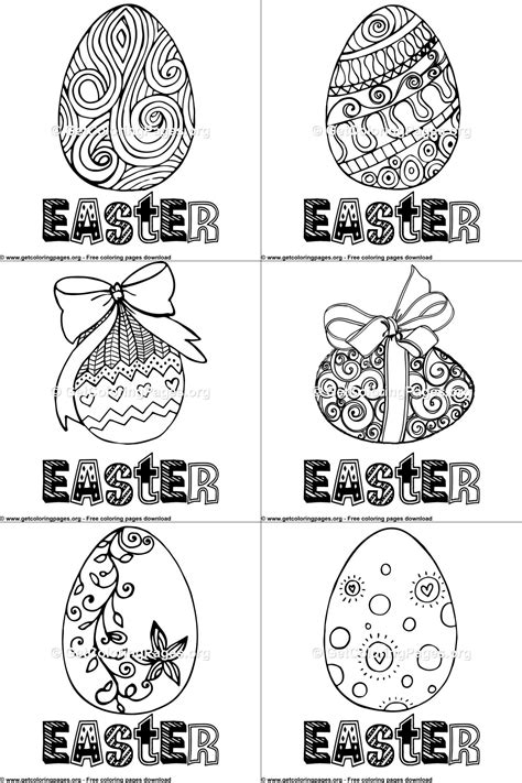 Mosaic Easter Egg Coloring Page Subeloa11
