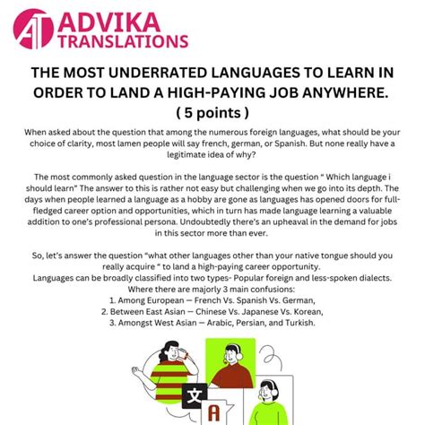 The Most Underrated Languages To Learn In Order To Land A High Paying
