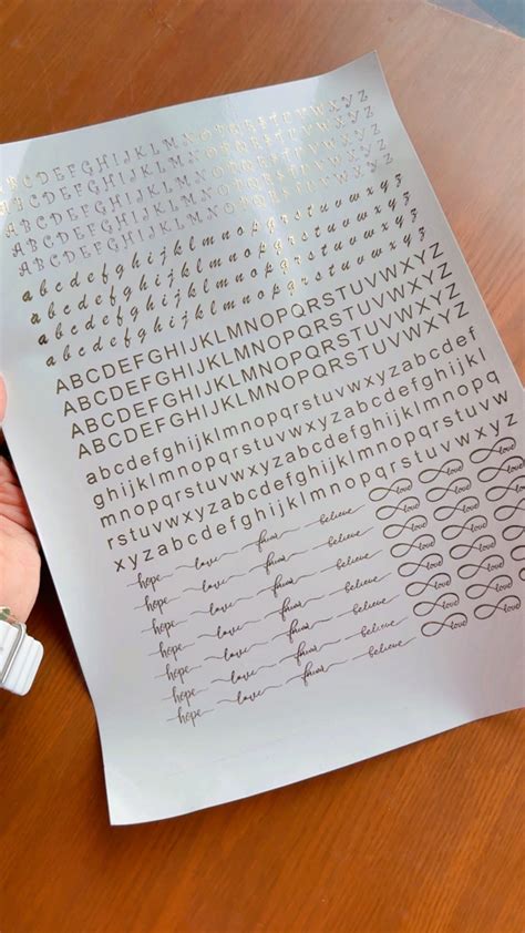 Mini Abcd Sticker Resin24