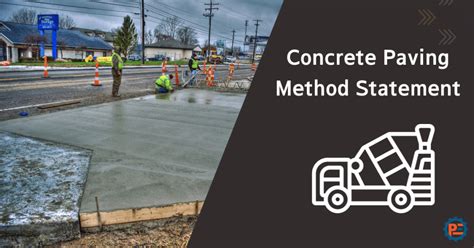 Concrete Pavings Method Statement Planning Engineer Fze