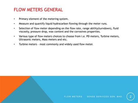 Flow Meter Understanding And Type Of Flowmeters PPTX Physics Science