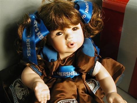Marie Osmond Dolls 100 Years Of Kisses Hersheys Brown And Blue