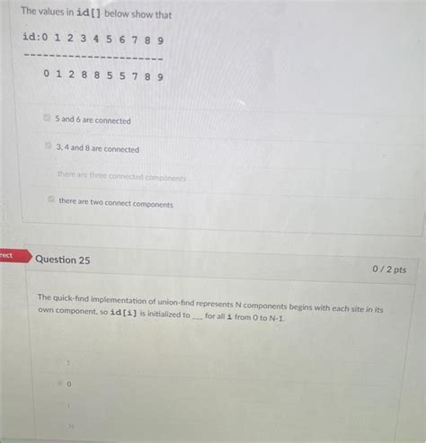 Solved The Values In Id Below Show That And Are Chegg Com