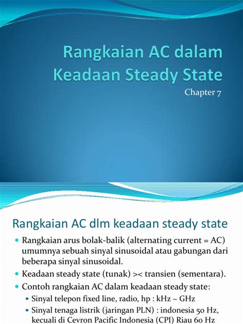 Pdf Rangkaian Ac Keadaan Steady State Dokumen Tips