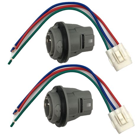 2 X Front Turn Signal Light Sockets Connector Harness For Honda Accord